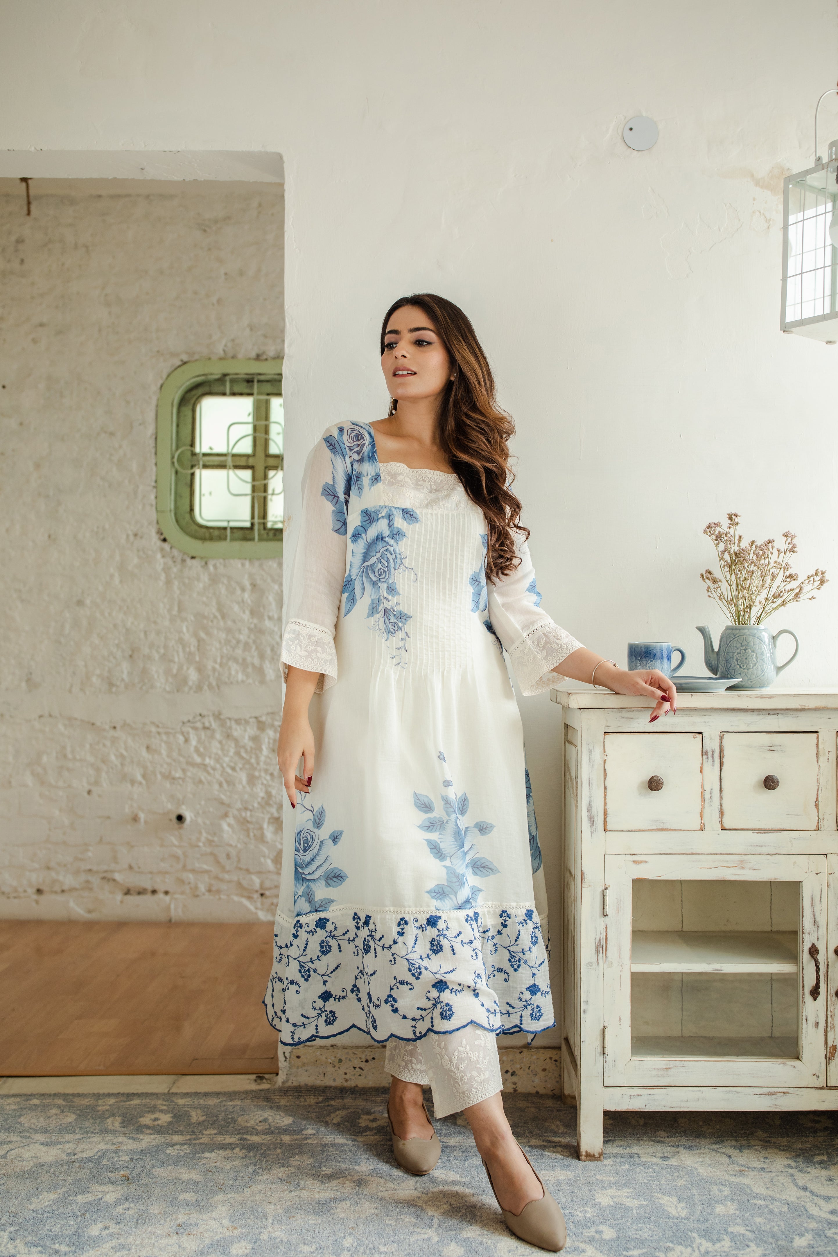 Meethi Reet Gori Si Mithas - set of 3 - kurta, pant and dupatta - Naaz ...