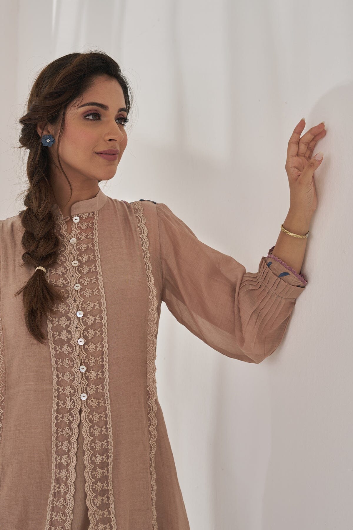 SHABANA BAANO- set of 3( kurta, pant & dupatta) - Naaz By Noor